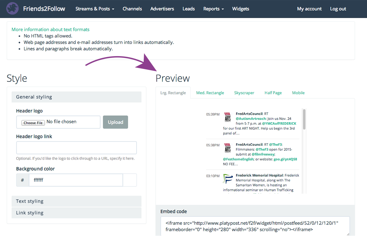 How to Set up Friends2Follow Channels – Knowledge & Resource Center